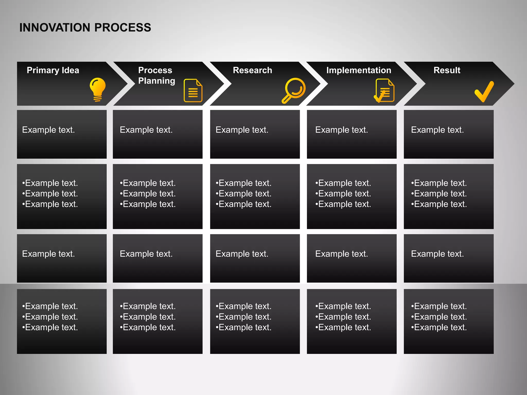 Innovation Process Diagrams (for PowerPoint and Google Slides) | PPTX