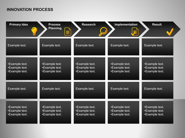 Innovation Process Diagrams (for PowerPoint and Google Slides) | PPTX