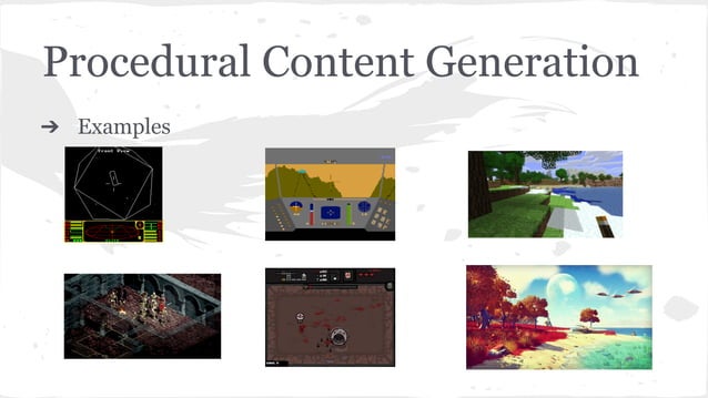 Project Pitch: Answer Set Programming for Procedural Content Generation ...