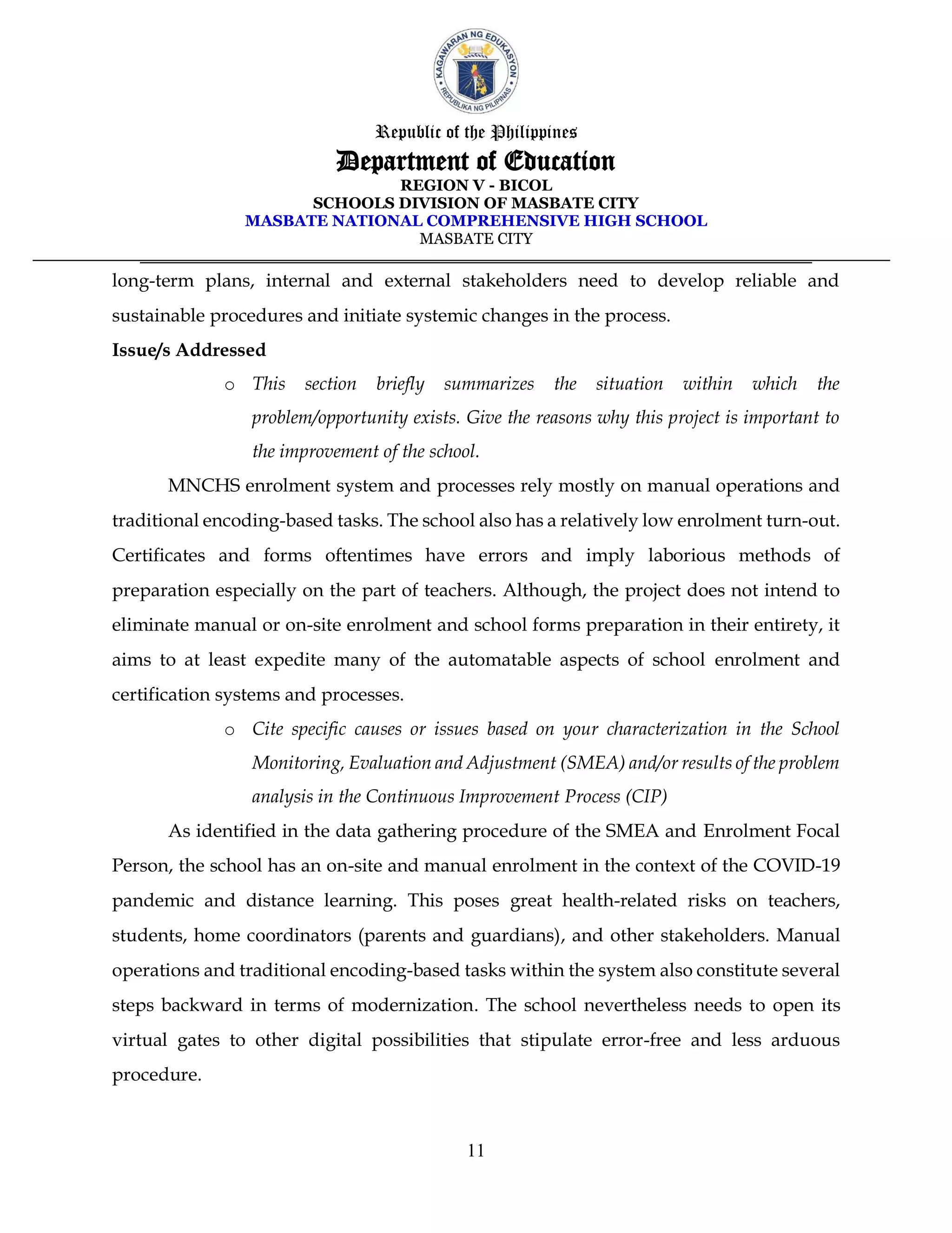 Innovation Project Proposal in DepEd - Super Draft | PDF