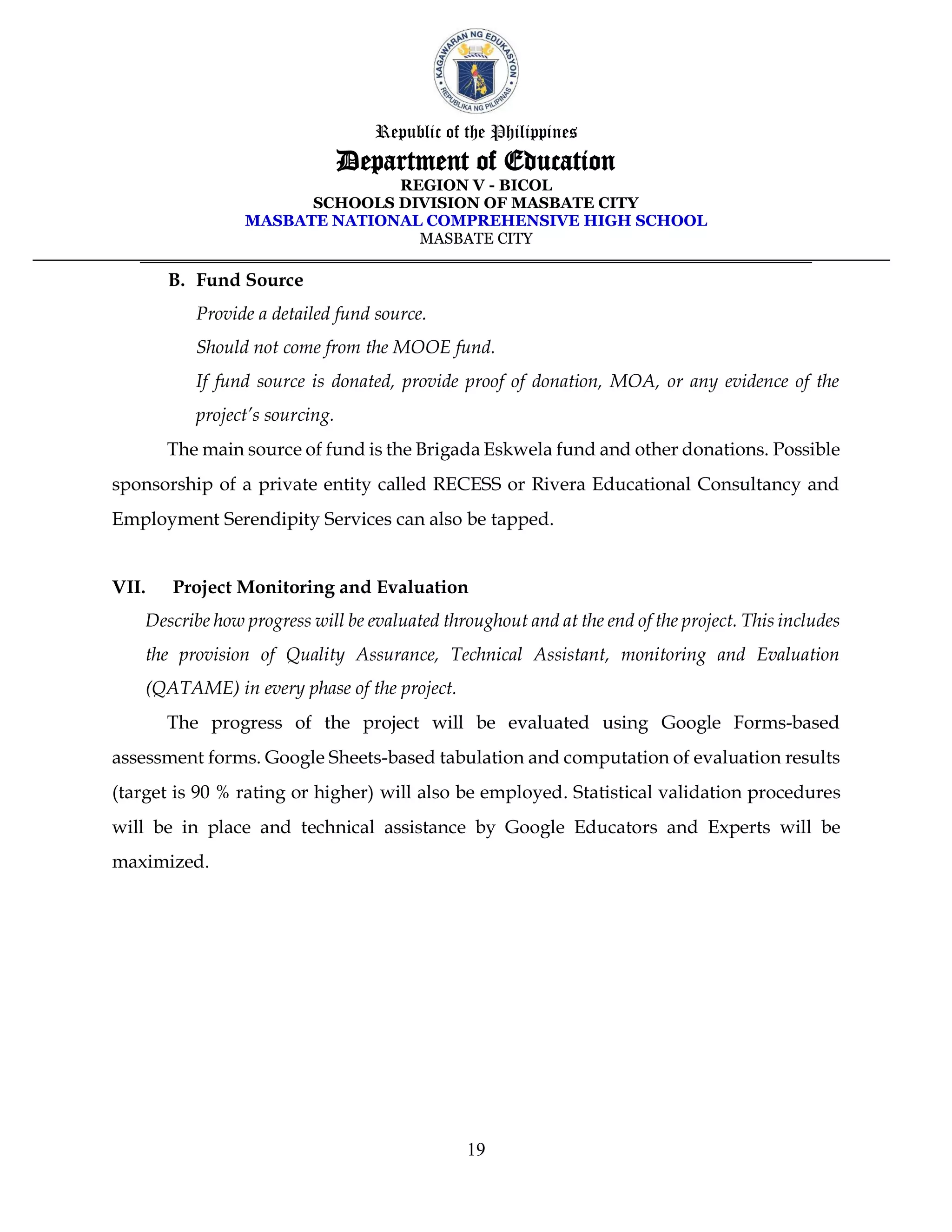 Innovation Project Proposal in DepEd - Super Draft | PDF