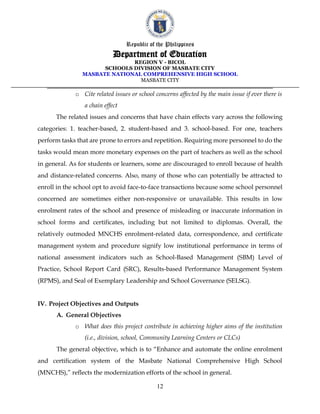 Innovation Project Proposal in DepEd - Super Draft | PDF