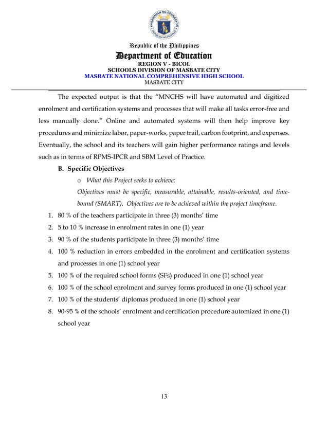 Innovation Project Proposal in DepEd - Super Draft | PDF