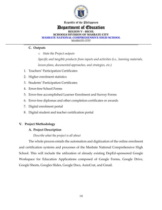 Innovation Project Proposal in DepEd - Super Draft | PDF