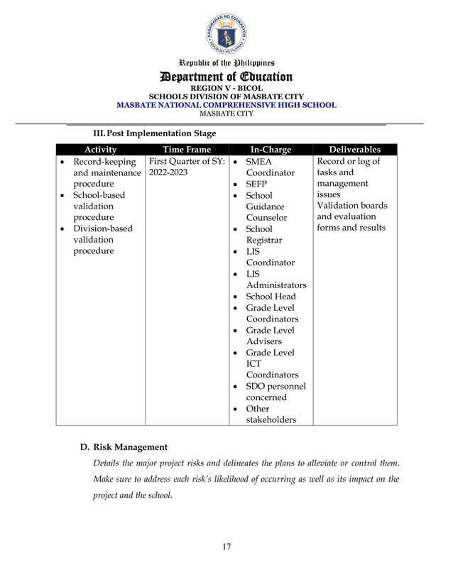 Innovation Project Proposal in DepEd - Super Draft | PDF