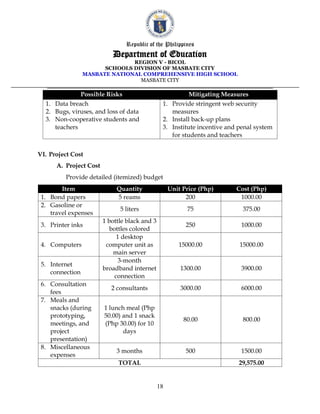 Innovation Project Proposal in DepEd - Super Draft | PDF