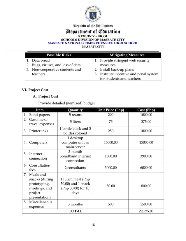 Innovation Project Proposal in DepEd - Super Draft | PDF