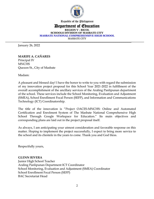 Innovation Project Proposal in DepEd - Super Draft | PDF