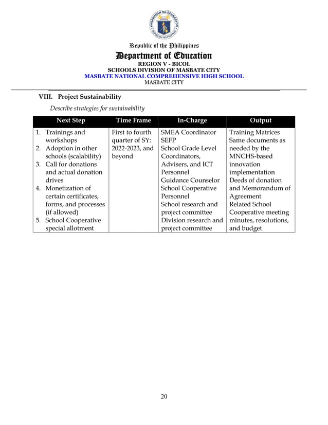 Innovation Project Proposal in DepEd - Super Draft | PDF
