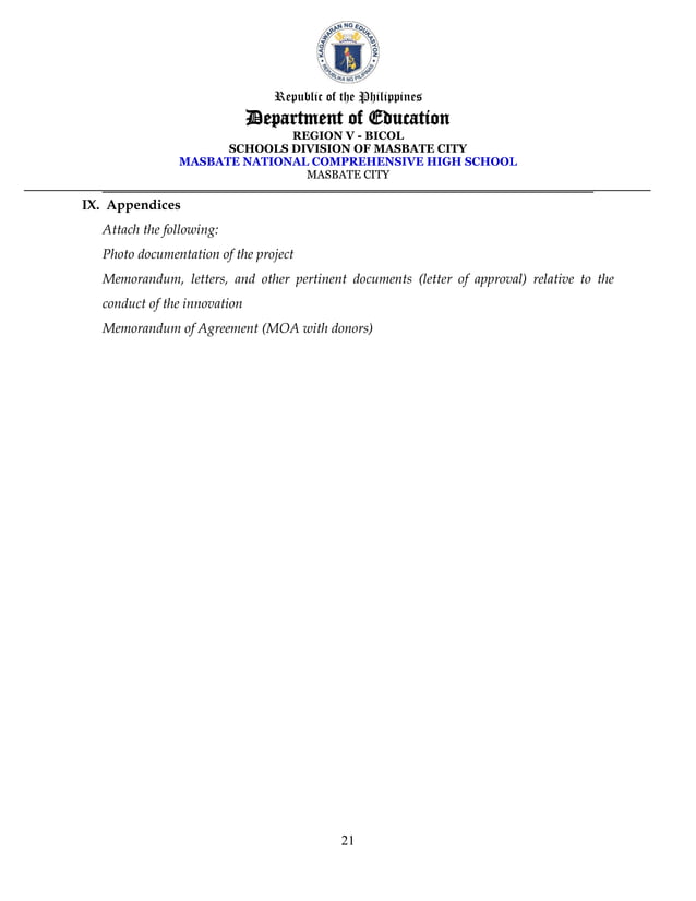 Innovation Project Proposal in DepEd - Super Draft | PDF