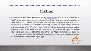 Innovation Redefined The Apple MacBook Pro Experience.pptx