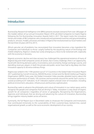 Innovation report 2018 excerpts | PDF