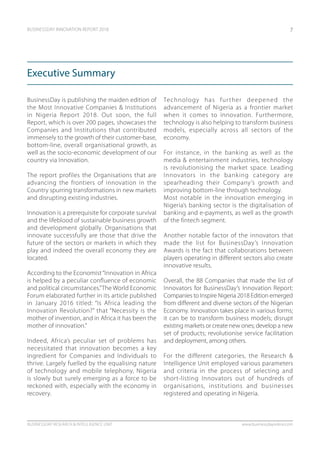 Innovation report 2018 excerpts | PDF