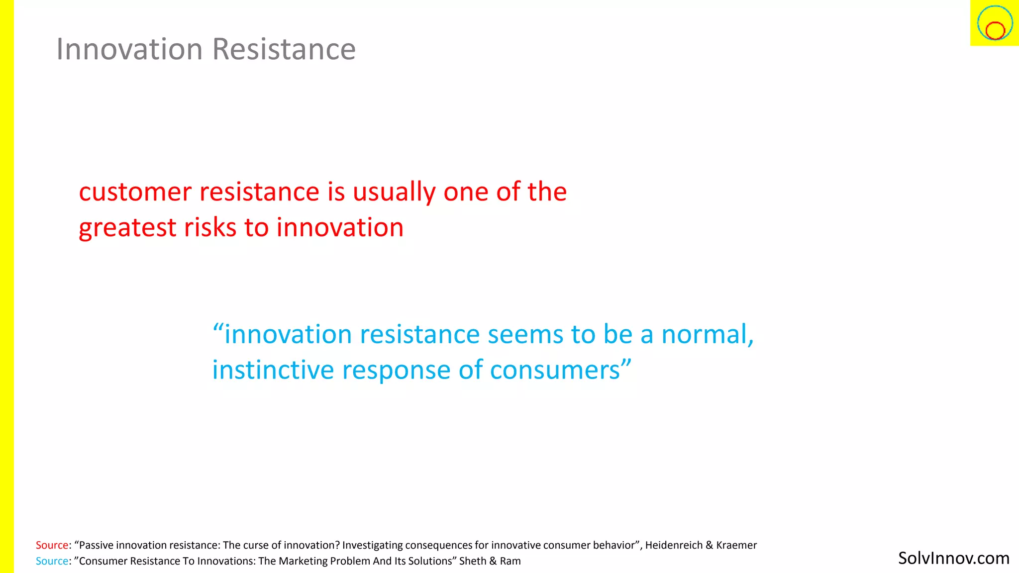 Innovation resistance | PPTX