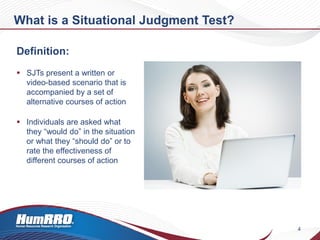 Innovations in situational judgment tests cullen paullin 2013 | PDF