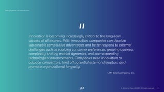 Innovation score an emerging risk | PPT