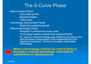 IMT Lecture: Innovation S Curve+ Disruptive. M M Biztel 01 Jul09.97 03 ...