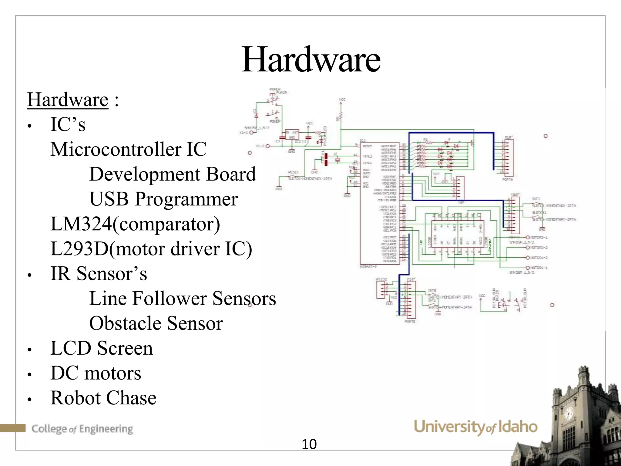 Grid Following bots using Atmega16 microcontroller. | PPTX