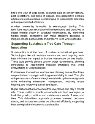 Innovations in Arboricultural Consultancy - Shaping the Future of Tree ...