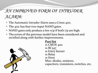 Innovations In Burglar Alarms Ppt | PPTX