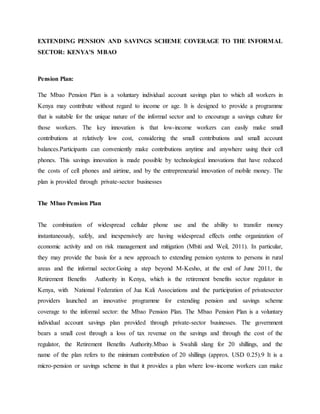 Innovations in financial services industry | DOCX