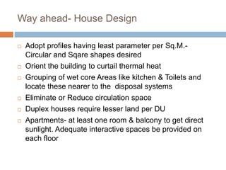 Innovations in housing design & planning | PPT