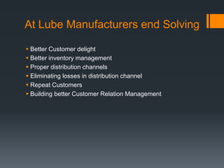 Innovations in lube marketing | PPTX