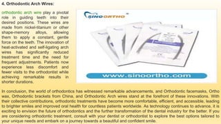 Innovations in Orthodontics: Enhancing Smiles with Facemasks, Wax, Brackets, and Arch Wires | PPT