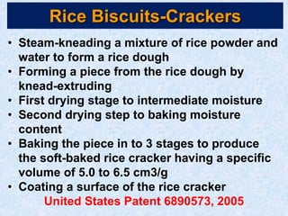 Innovations in rice processing and value addition | PPT