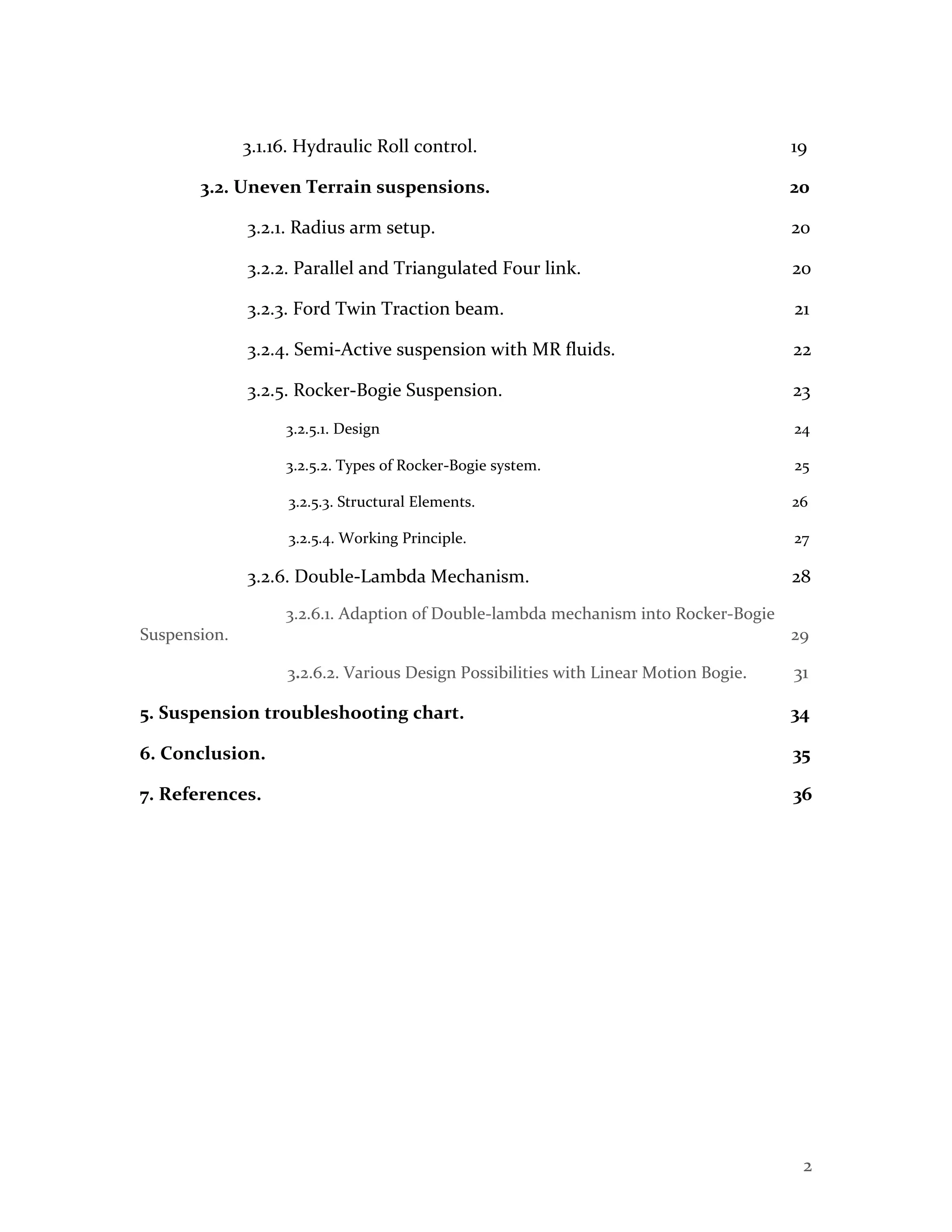 Innovations in suspension mechanisms | PDF