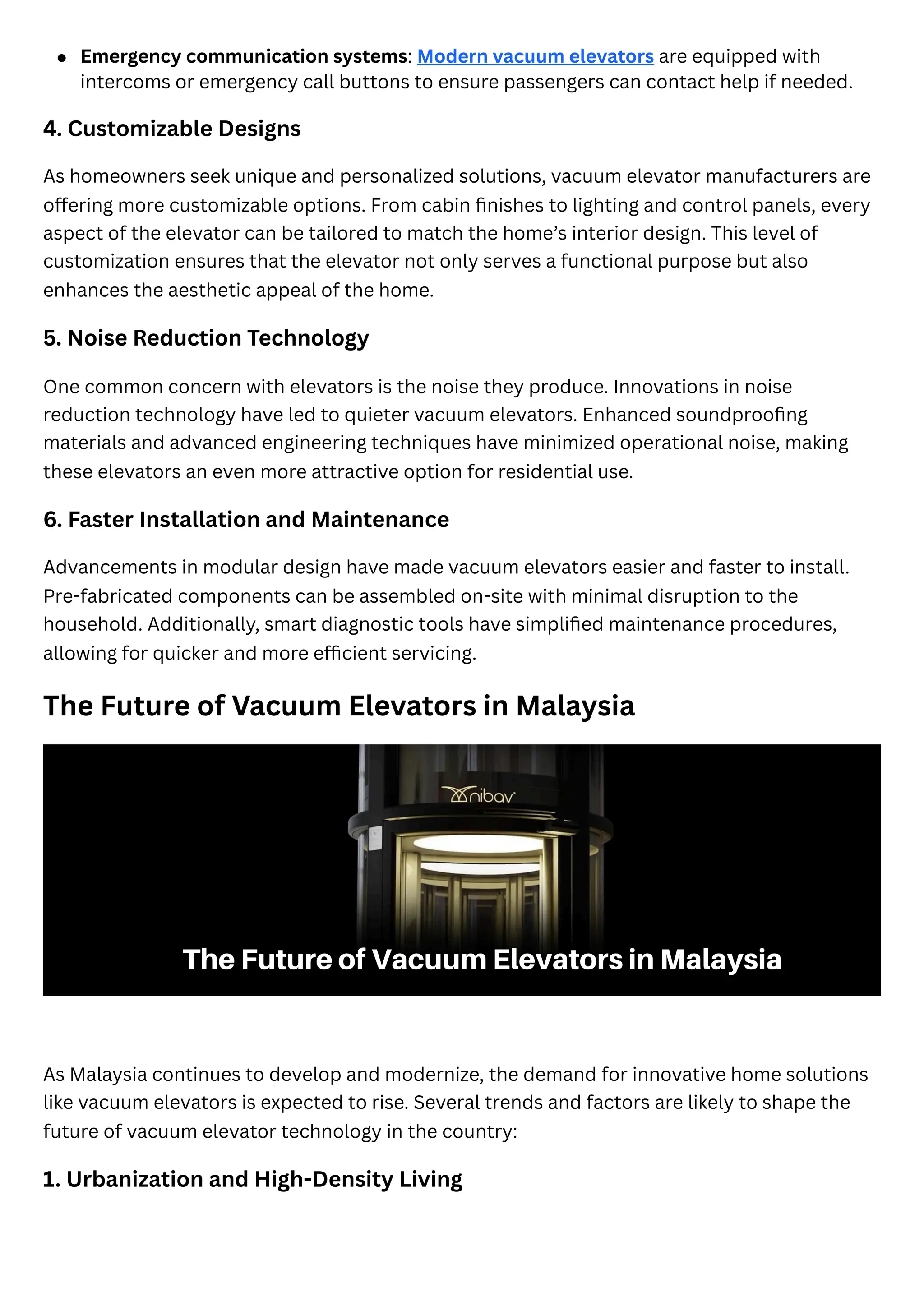 Innovations in Vacuum Elevator Technology: What’s Next for Malaysia? | PDF