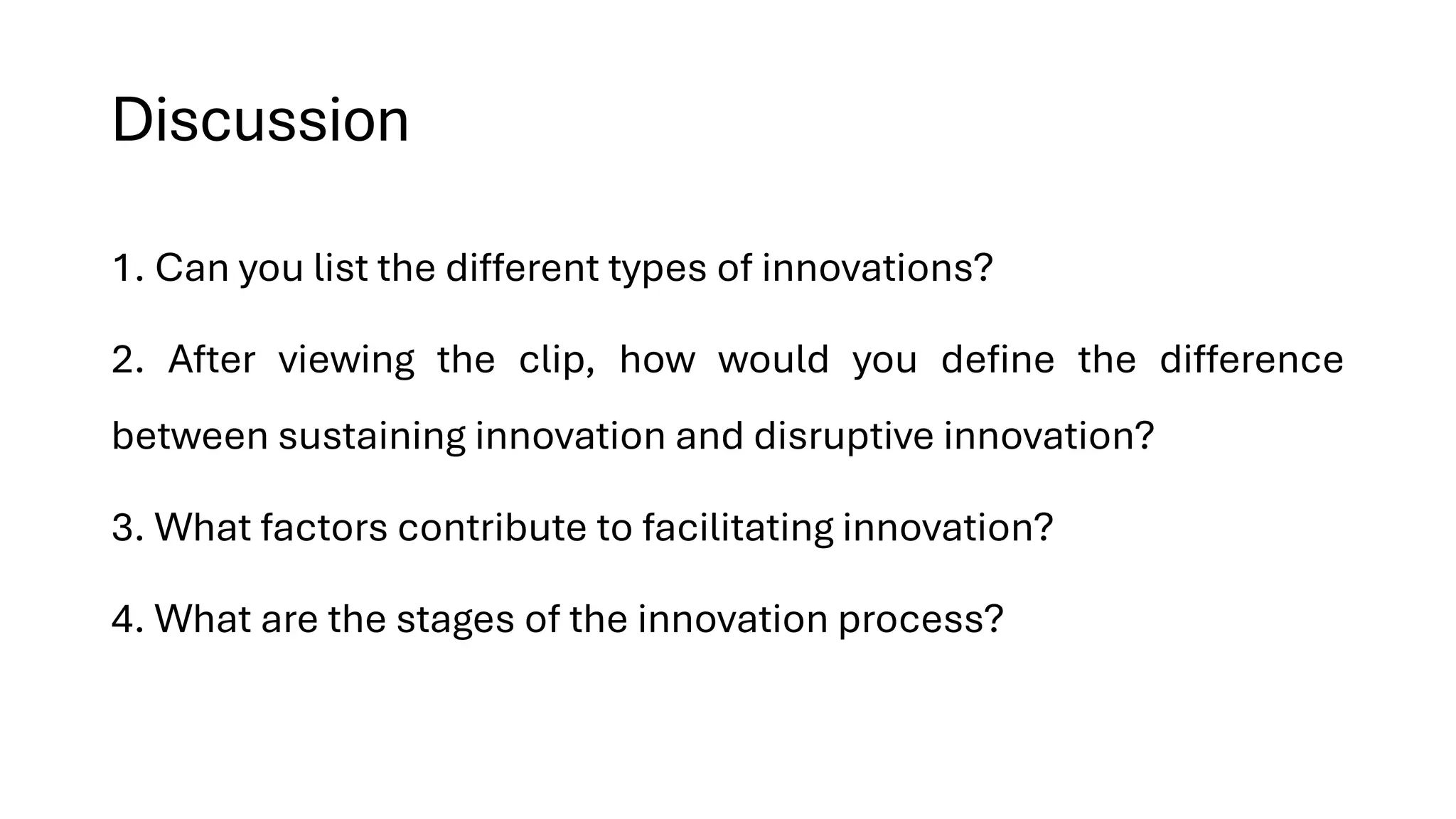Innovations models- Incremental, radical or disruptive | PDF