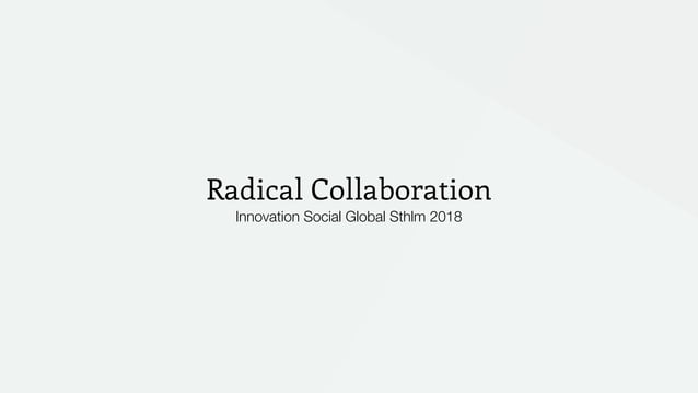 Radical Collaboration | PDF