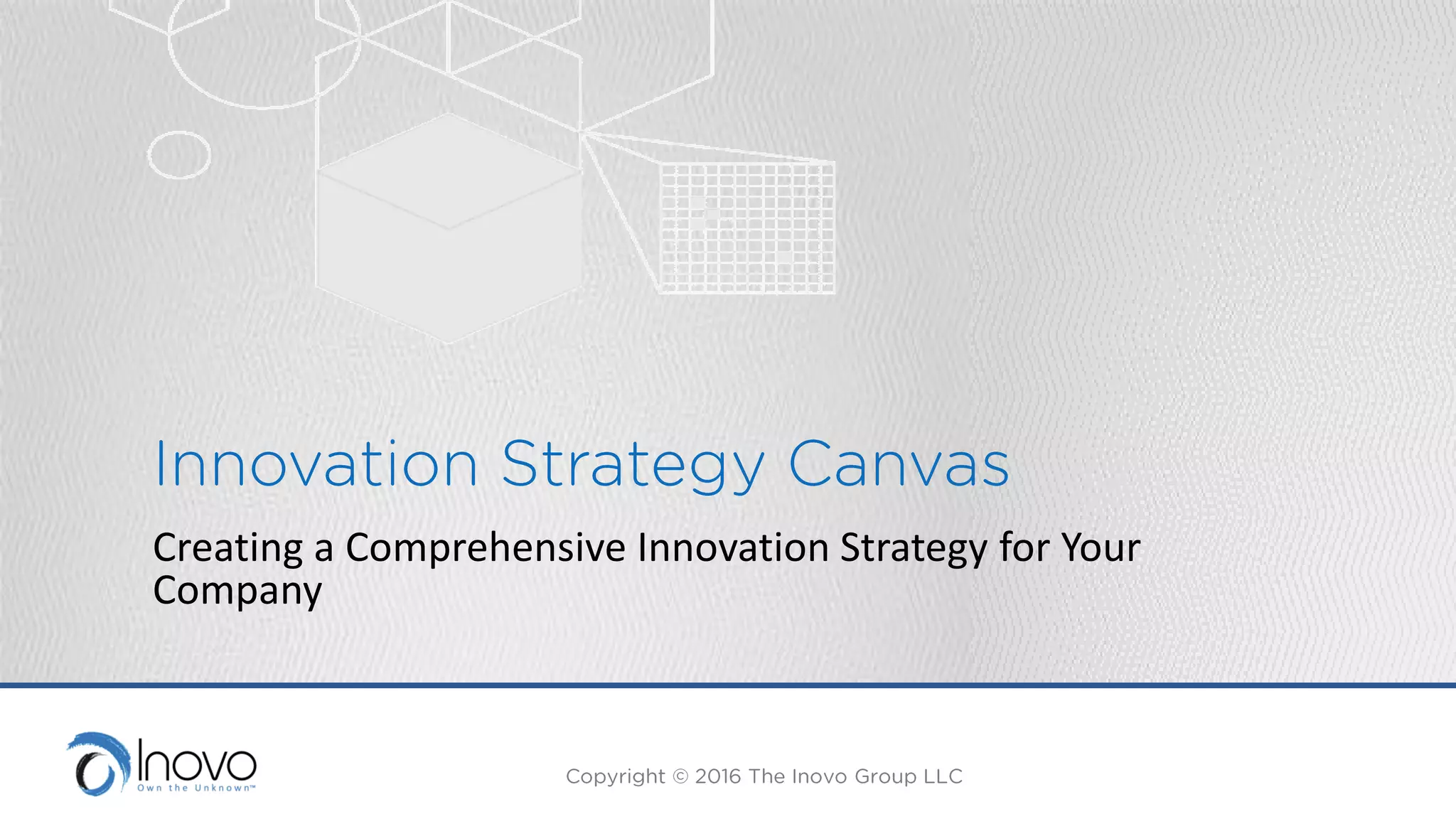 Innovation Strategy Canvas | PDF