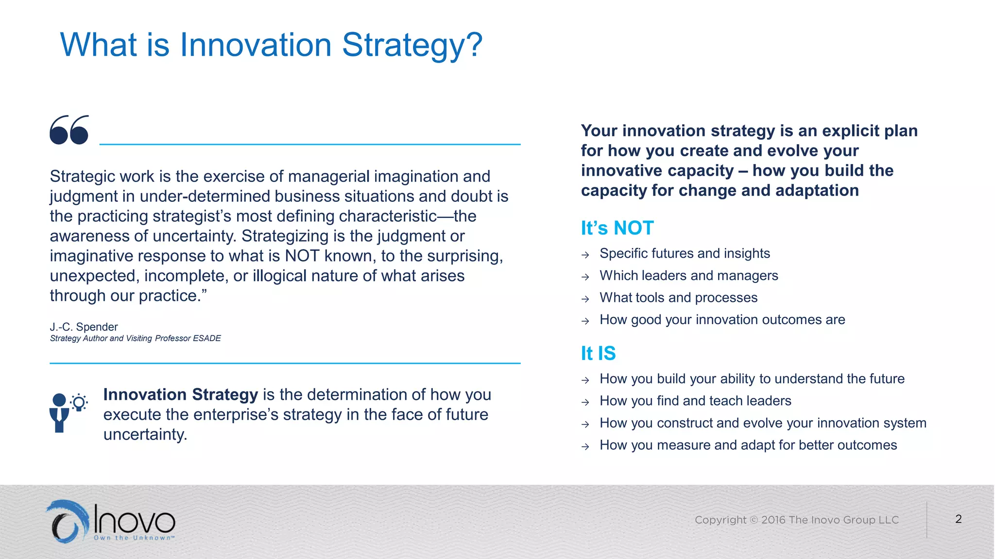 Innovation Strategy Canvas | PDF