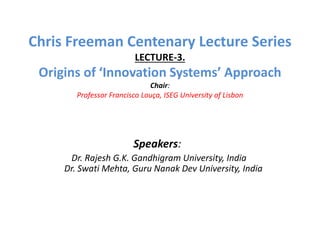 Innovation system 101-lecture-3 | PPTX