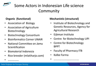 Innovation system life sciences indonesia final-pdf | PDF