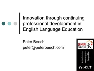 Innovation through continuing professional development | PPT