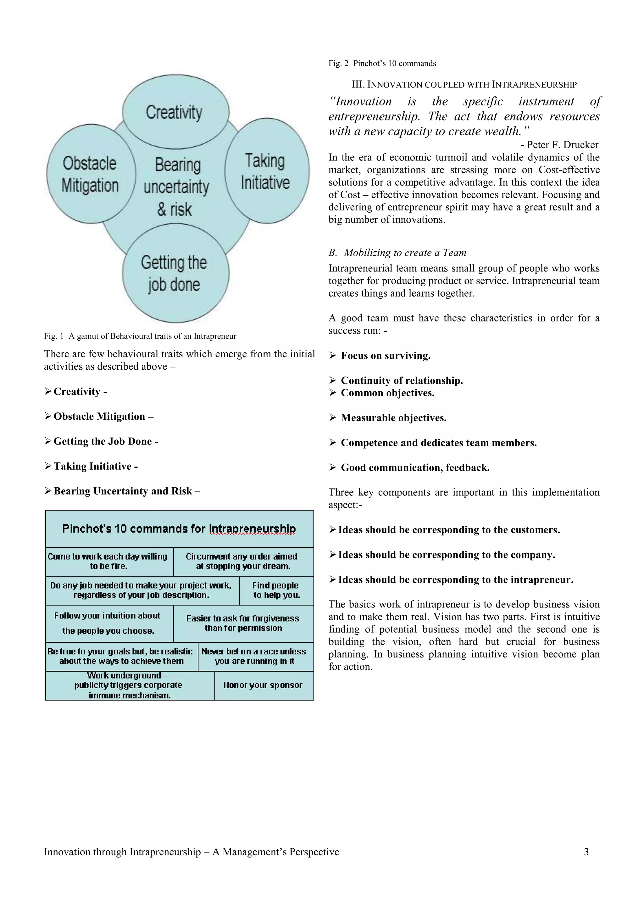 Innovation through intrapreneurship | DOC