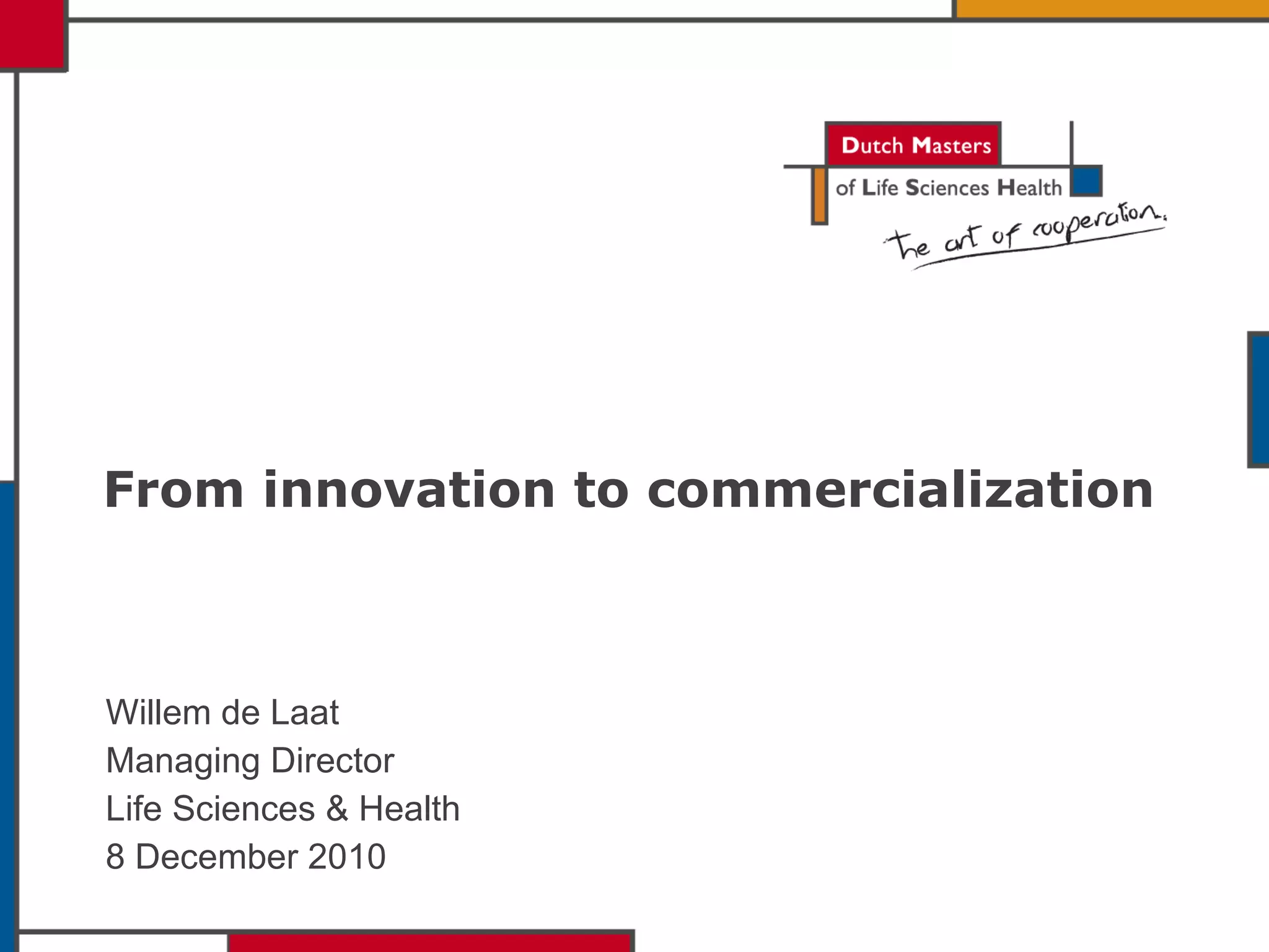 Innovation to commercialization | PPT