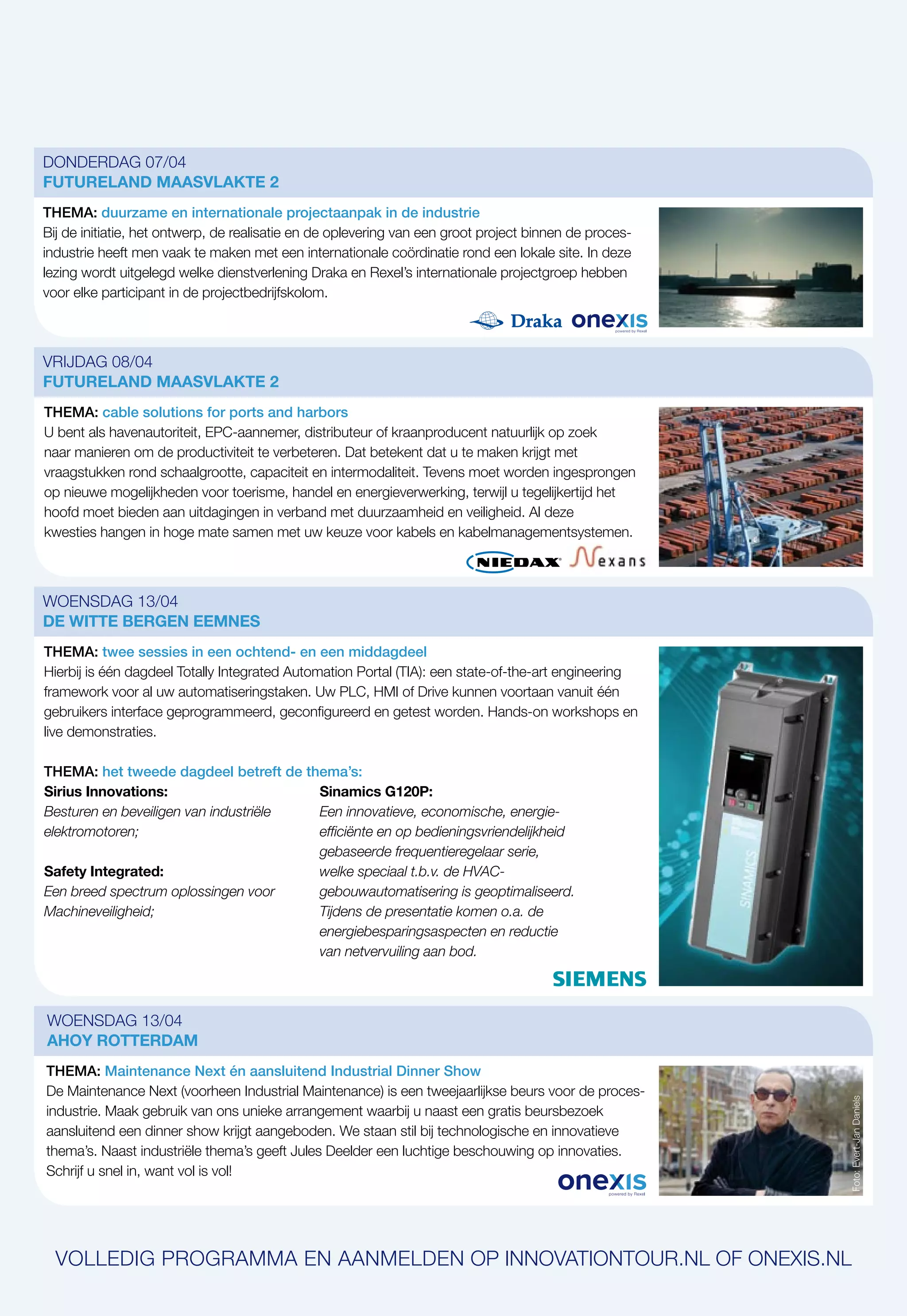 Innovation Tour Programma | PDF | Mechanical and Industrial Engineering Industry | Industries