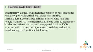 merging trends in Clinical Research: Exploring the latest Innovations ...