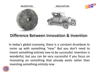 Innovation vs. Invention | PPTX