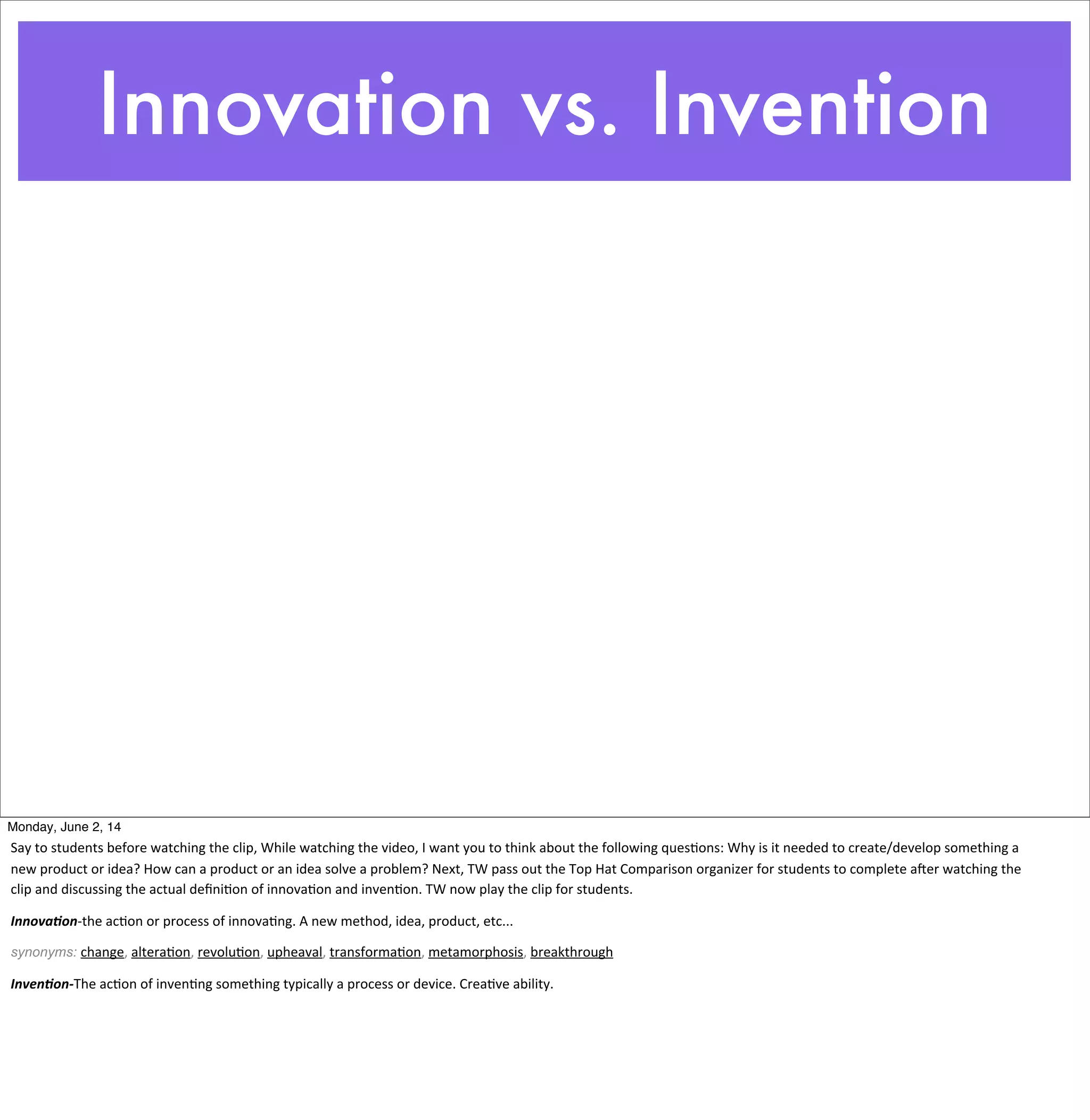 Innovation vs invention copy | PDF