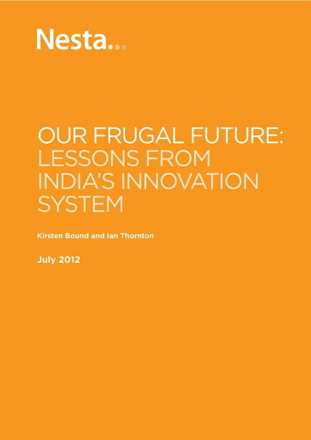 Innovation white paper uk our frugfuture | PDF