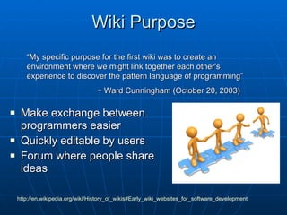 Innovation wikis in education mutlimedia final project | PPT