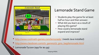 Keeping It Real: Innovative and fun ideas for teaching Business Studies ...