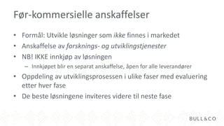 Innovative offentllige anskaffelser | PPTX