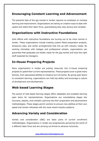 Innovative Approaches to Recruitment in Jordan | PDF