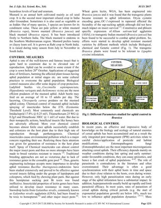 Innovative approaches towards aphid resistance prevention in brassica ...